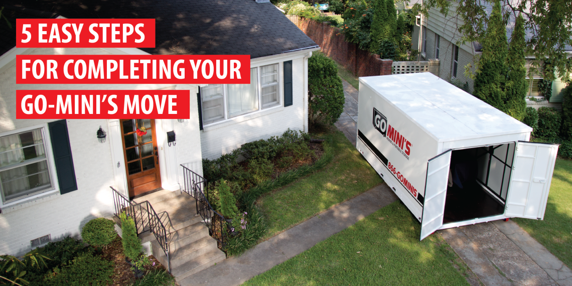 5 Steps For A Seamless Move | Go Mini's of Augusta